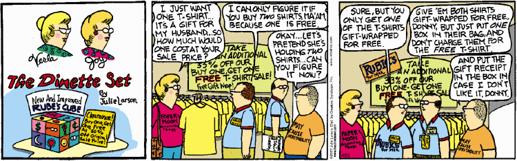 The Dinette Set for 04/22/2007, by Julie Larson | Creators Syndicate