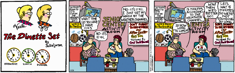 The Dinette Set for 04/29/2007, by Julie Larson | Creators Syndicate