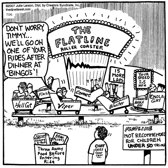 The Dinette Set for Jul 26, 2007, by Julie Larson | Creators Syndicate