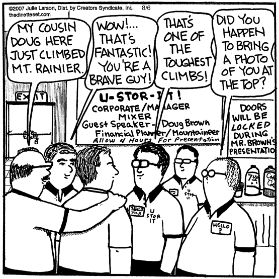 The Dinette Set for Aug 06, 2007, by Julie Larson | Creators Syndicate