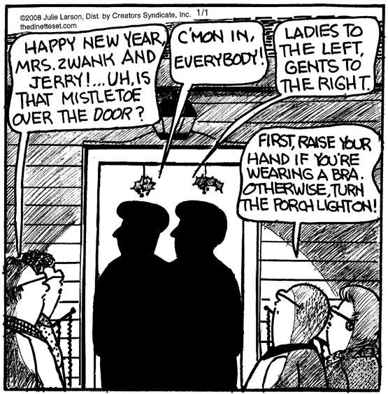The Dinette Set for Jan 01, 2008, by Julie Larson | Creators Syndicate