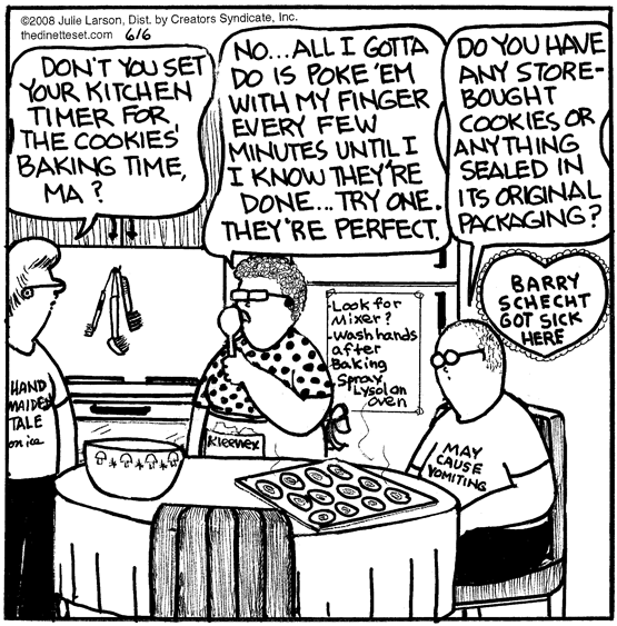 The Dinette Set for Jun 06, 2008, by Julie Larson | Creators Syndicate