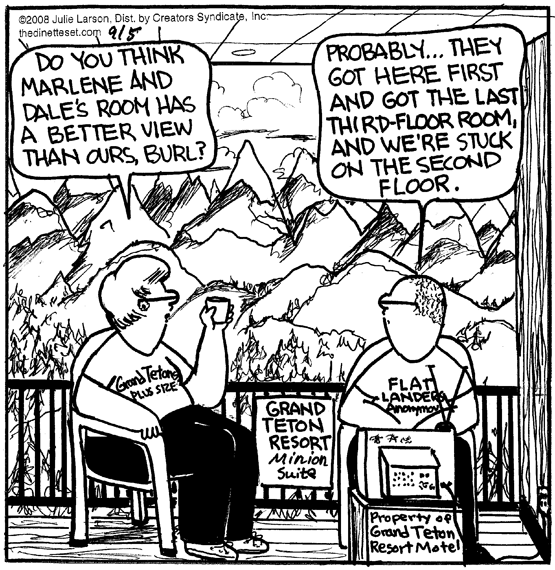 The Dinette Set for Sep 05, 2008, by Julie Larson | Creators Syndicate