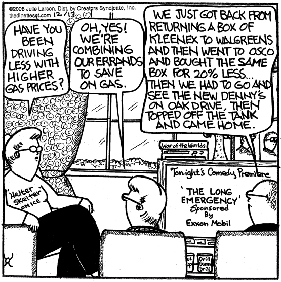 The Dinette Set for Dec 13, 2008, by Julie Larson | Creators Syndicate