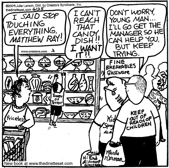 The Dinette Set for Jun 25, 2009, by Julie Larson | Creators Syndicate