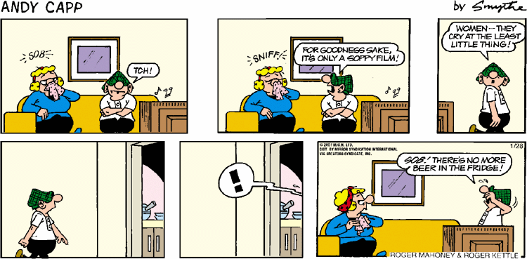 Andy Capp For 01 28 2007 By Reg Smythe Creators Syndicate andy-capp-for-01-28-2007-by-reg-smythe-creators-syndicate