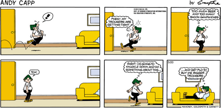 Andy Capp for May 20, 2012, by Reg Smythe | Creators Syndicate