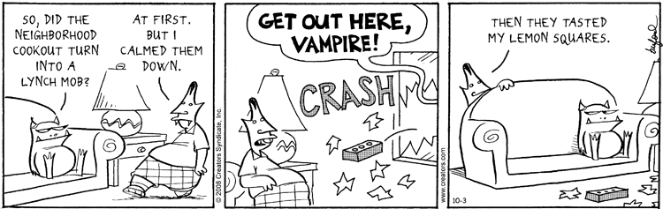 Scary Gary for Oct 03, 2008, by Mark Buford | Creators Syndicate