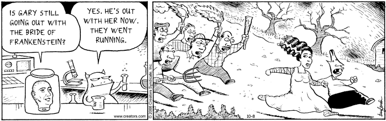 Scary Gary for Oct 08, 2008, by Mark Buford | Creators Syndicate
