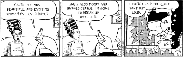 Scary Gary for Oct 09, 2008, by Mark Buford | Creators Syndicate