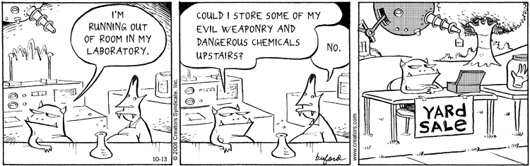 Scary Gary for Oct 13, 2008, by Mark Buford | Creators Syndicate