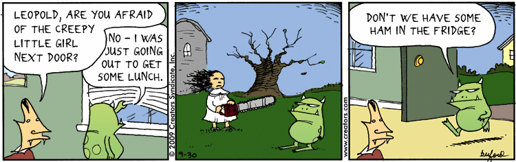 Scary Gary for Sep 30, 2009, by Mark Buford | Creators Syndicate