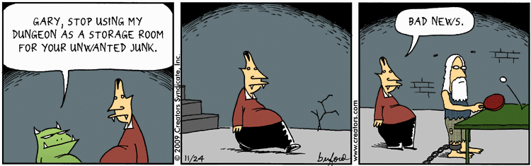Scary Gary for Nov 24, 2009, by Mark Buford | Creators Syndicate