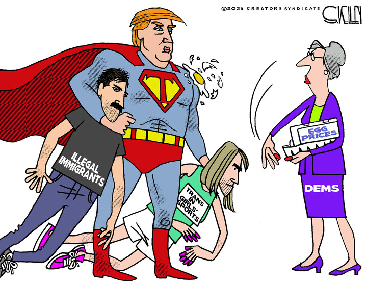 Steve Kelley for Jan 30, 2025, by | Creators Syndicate