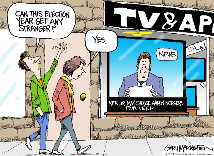 Gary Markstein for Mar 14, 2024, by Gary Markstein | Creators Syndicate