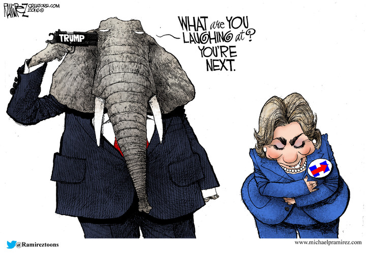 Michael Ramirez for May 04, 2016, by Michael Ramirez | Creators Syndicate