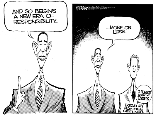 Steve Breen for Jan 23, 2009, by Steve Breen | Creators Syndicate