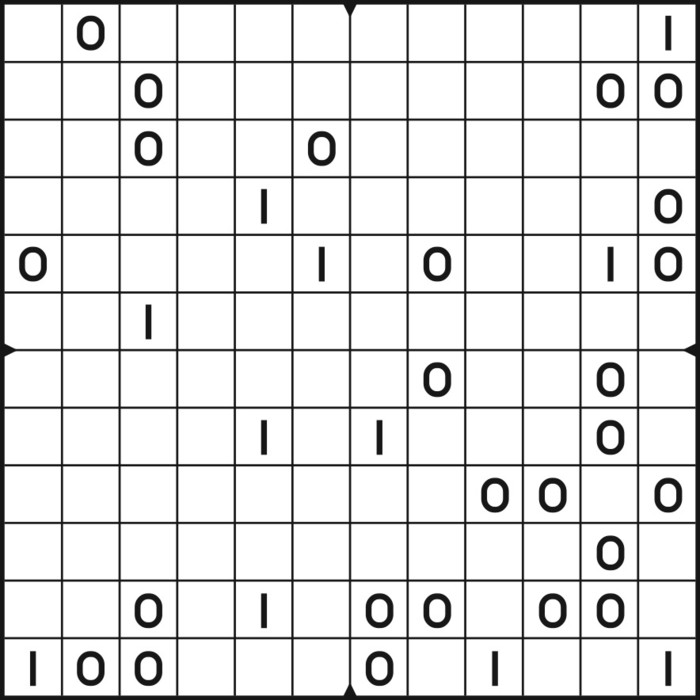 Binairo Daily for Feb 02, 2021, by PeterFrank Puzzles | Creators Syndicate