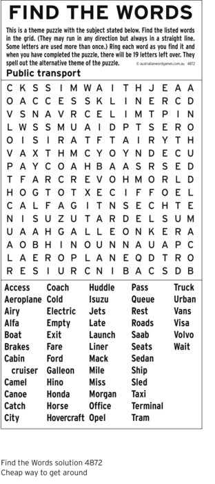 International Wordfind | Creators Syndicate