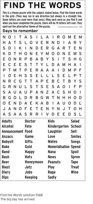 International Wordfind | Creators Syndicate