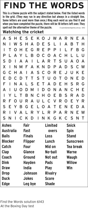 International Wordfind | Creators Syndicate