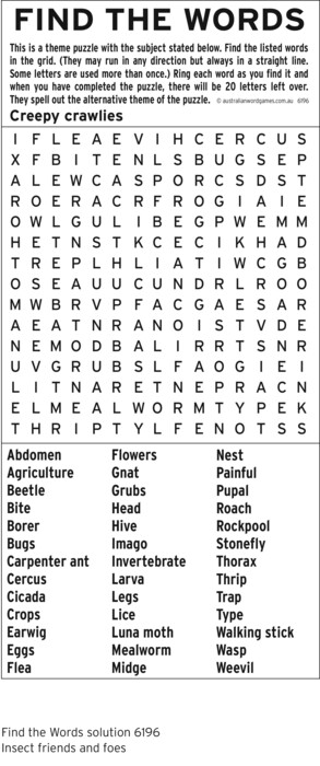 International Wordfind | Creators Syndicate