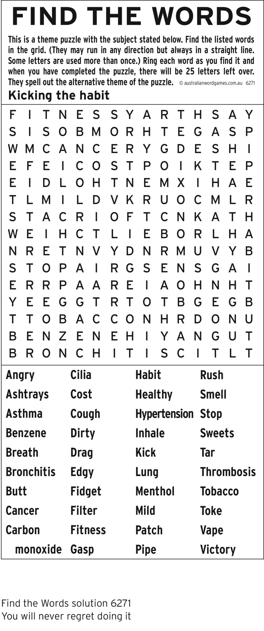 International Wordfind for Jul 14, 2024, by Auspac Media of Unit 4 ...