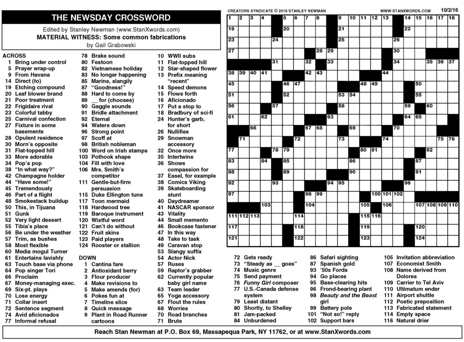 Washington Post Sunday Crossword Printable That Are Unforgettable