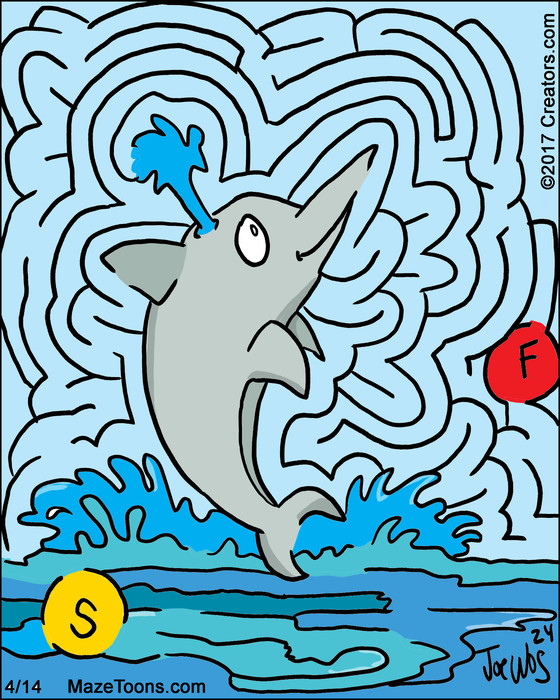 MazeToons for Apr 14, 2017, by Joe Wos | Creators Syndicate