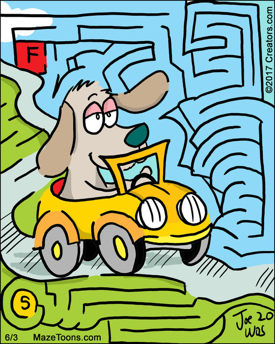 MazeToons for Jun 03, 2017, by Joe Wos | Creators Syndicate