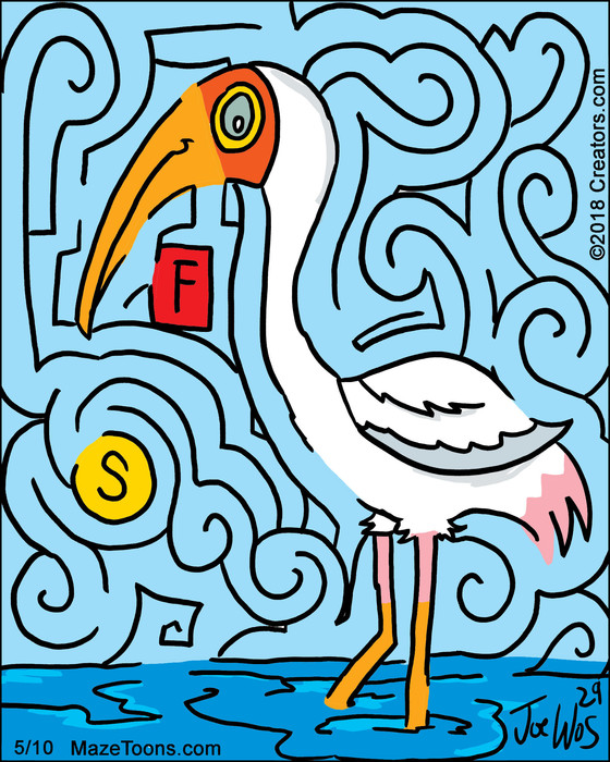 MazeToons for May 10, 2018, by Joe Wos | Creators Syndicate