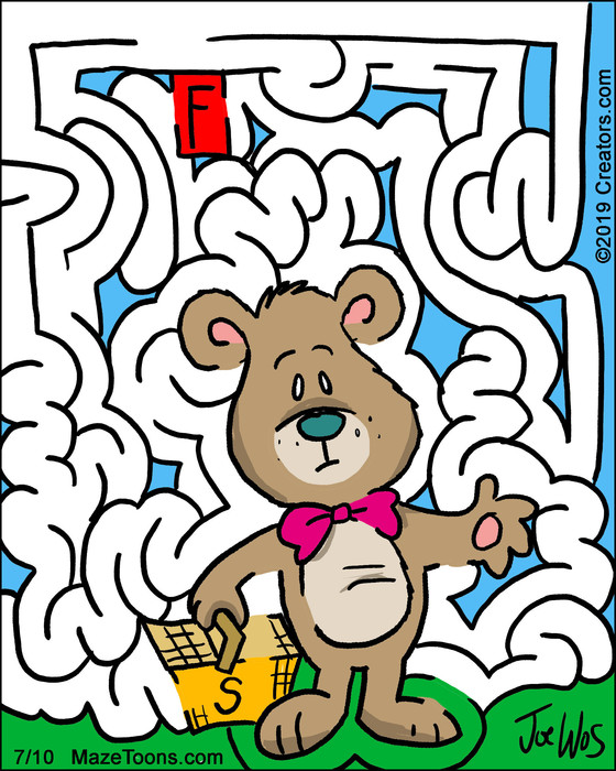 MazeToons for Jul 10, 2019, by Joe Wos | Creators Syndicate