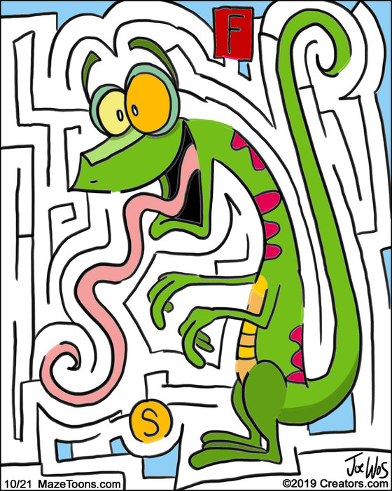 MazeToons for Oct 21, 2019, by Joe Wos | Creators Syndicate